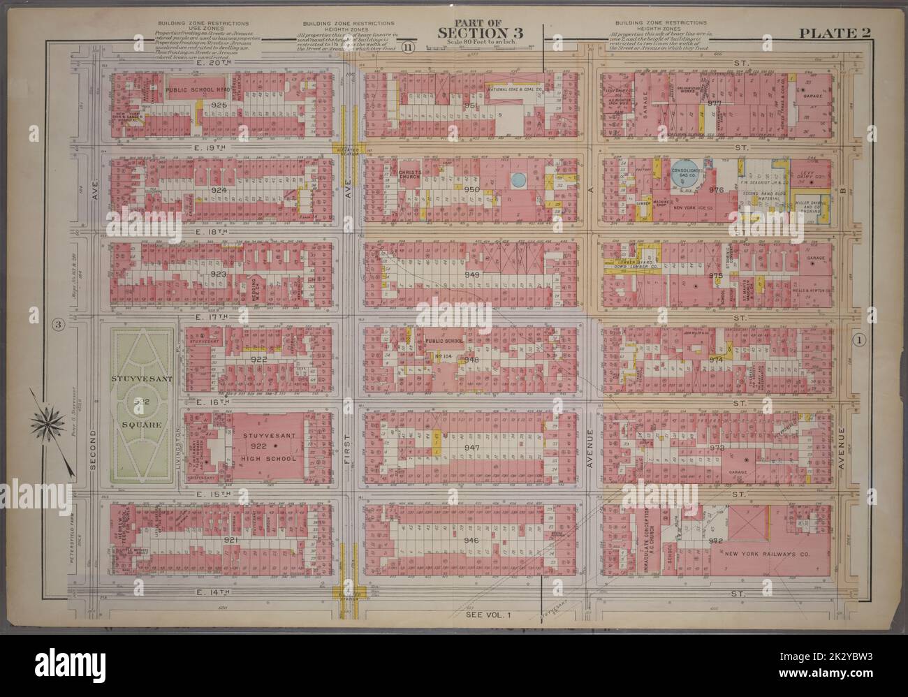 Manhattan map 1920 hi-res stock photography and images - Alamy
