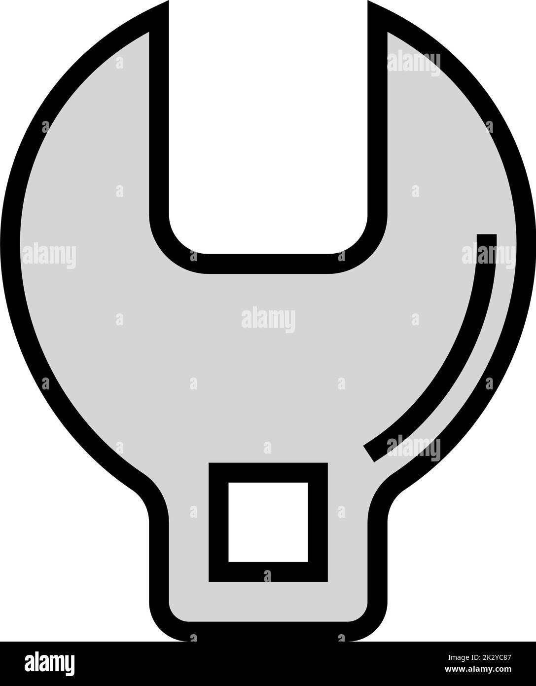 crowfoot wrench tool color icon vector illustration Stock Vector Image ...