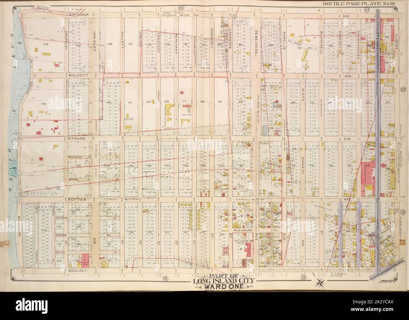 Map of new york city including queens hi-res stock photography and ...