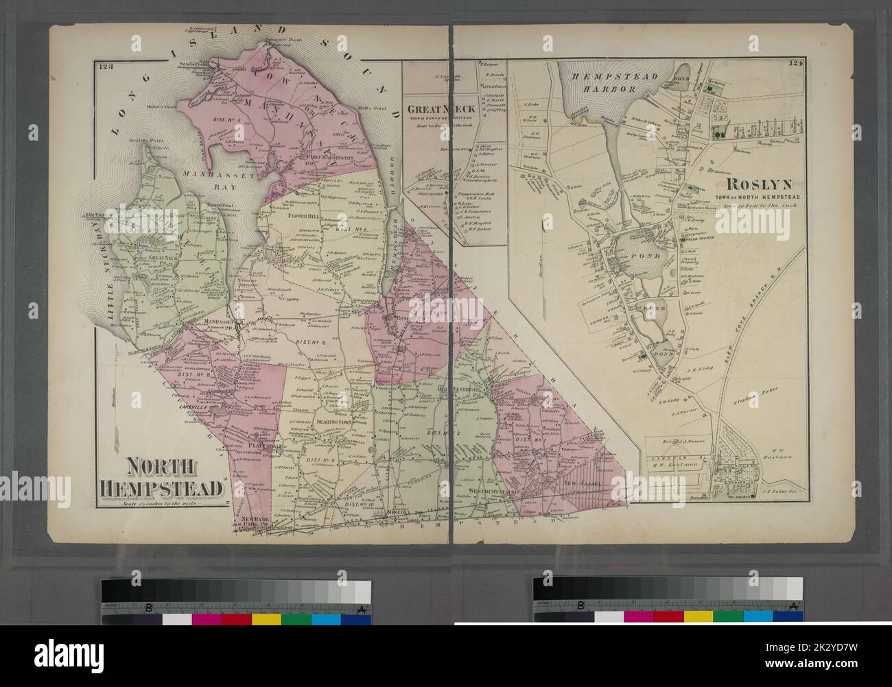 North hempstead map hi-res stock photography and images - Alamy
