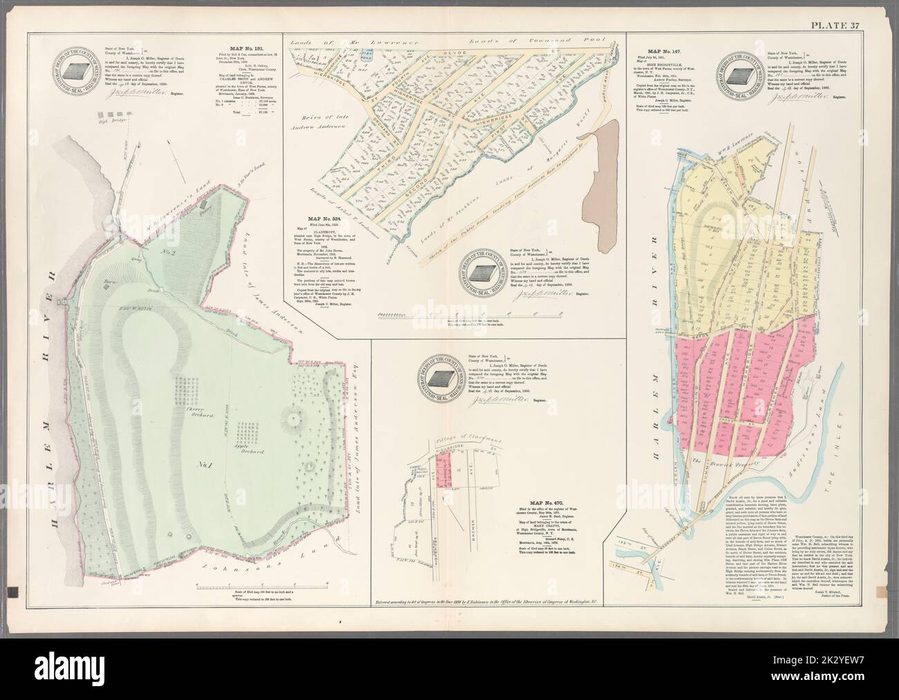 Cartographic, Maps. 1888 - 1897. Lionel Pincus and Princess Firyal Map ...