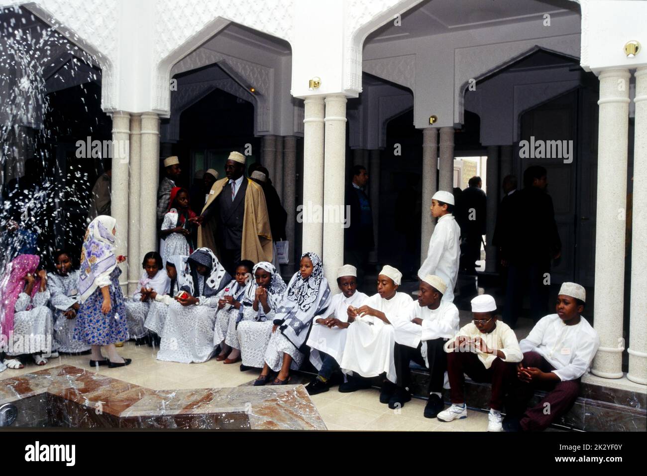 Opening of the Great Mosque of Lyon, Bron, France Stock Photo - Alamy