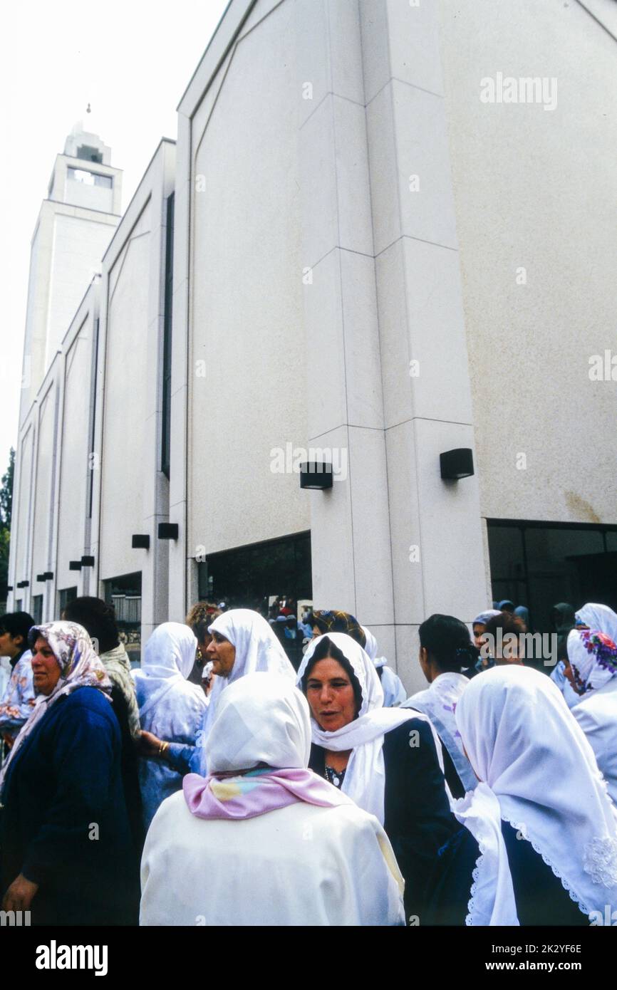 Opening of the Great Mosque of Lyon, Bron, France Stock Photo - Alamy