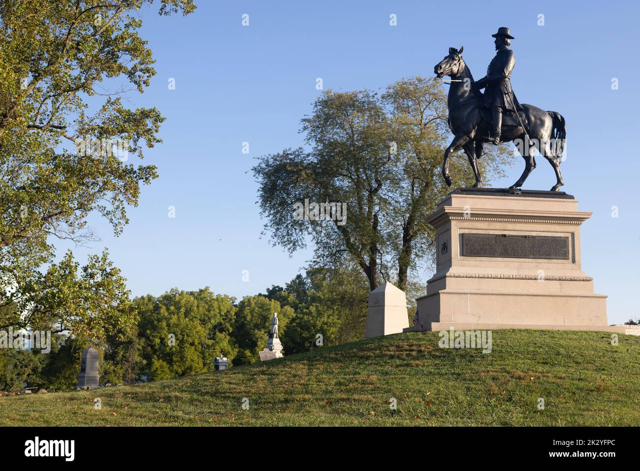 Memorial to Major General Winfield S. Hancock, Gettysburg National ...