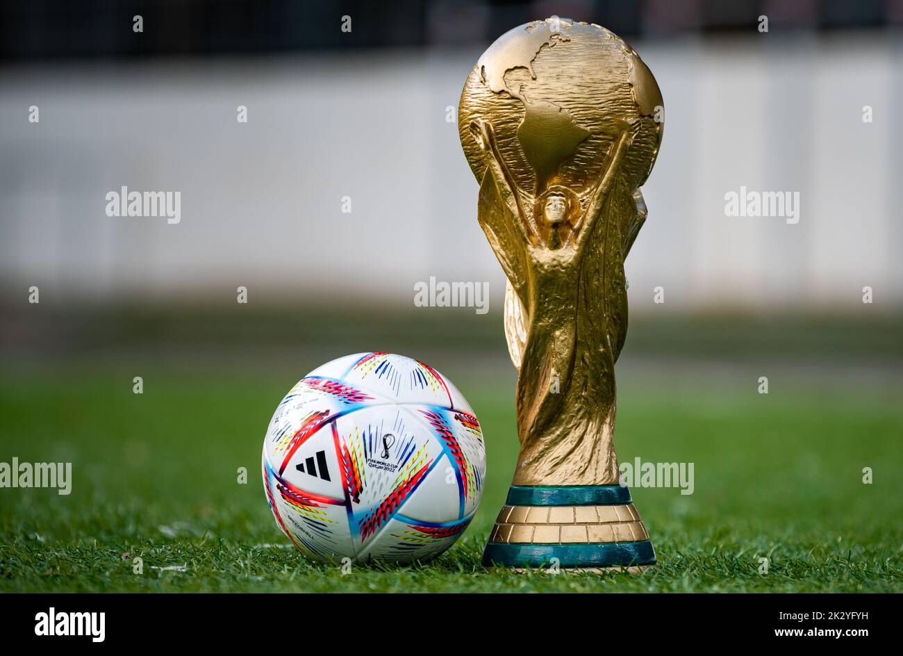 September 3, 2022, Doha, Qatar. FIFA World Cup and official Adidas Al ...