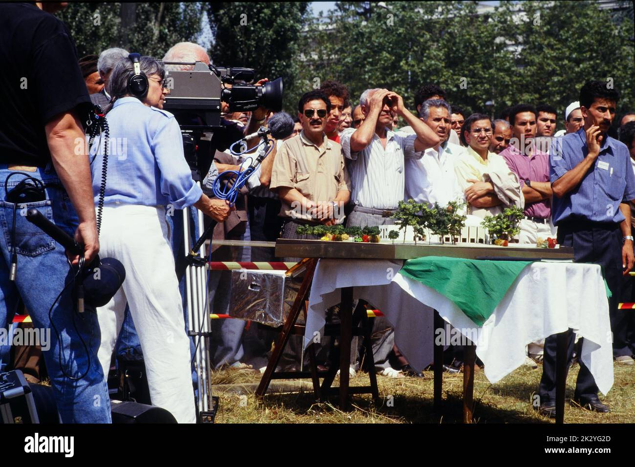 Opening of the Great Mosque of Lyon, Bron, France Stock Photo - Alamy