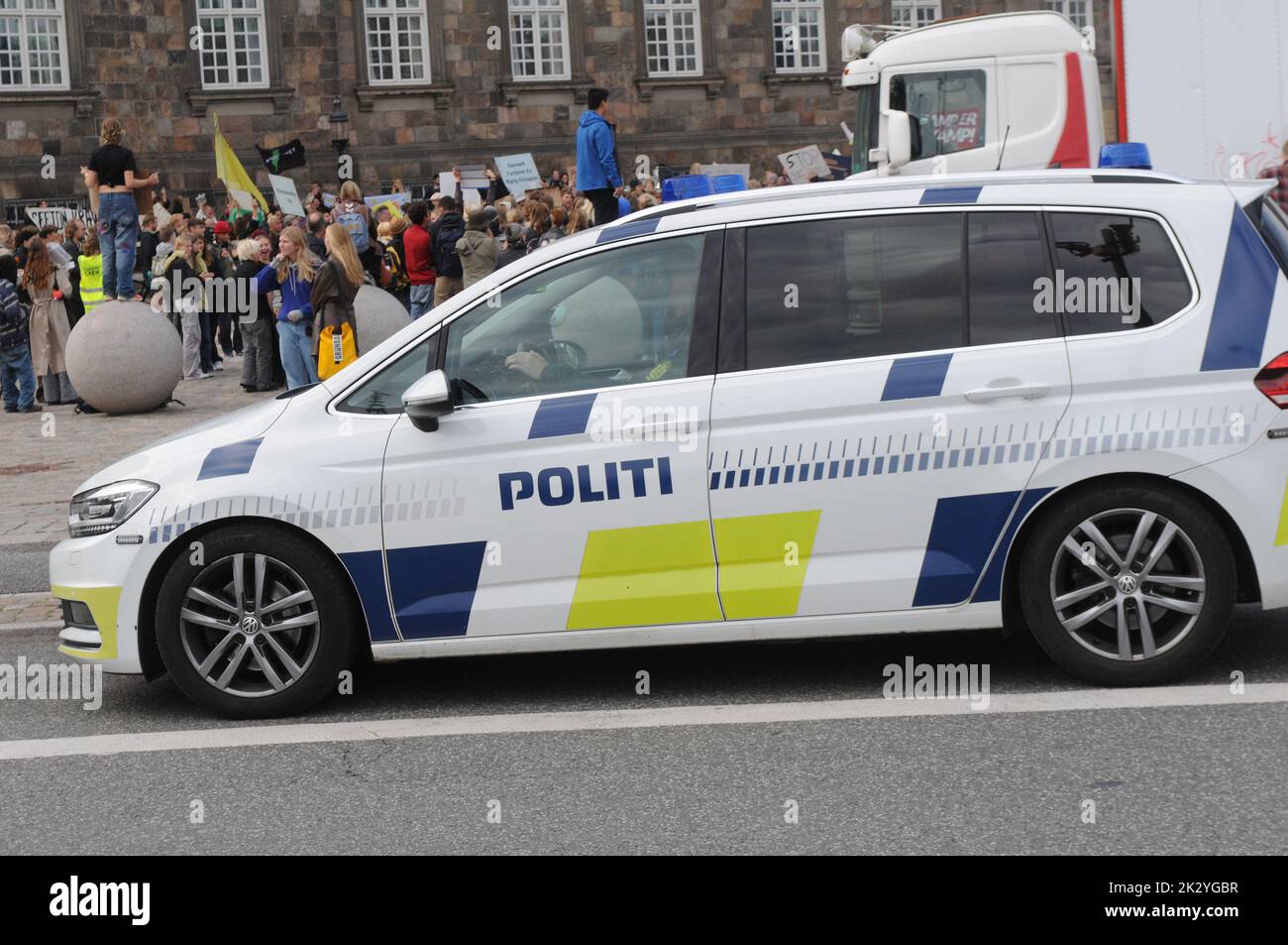 Copenahgen /Denmark/23 Septemeber2022/Danish police vichle in danish ...