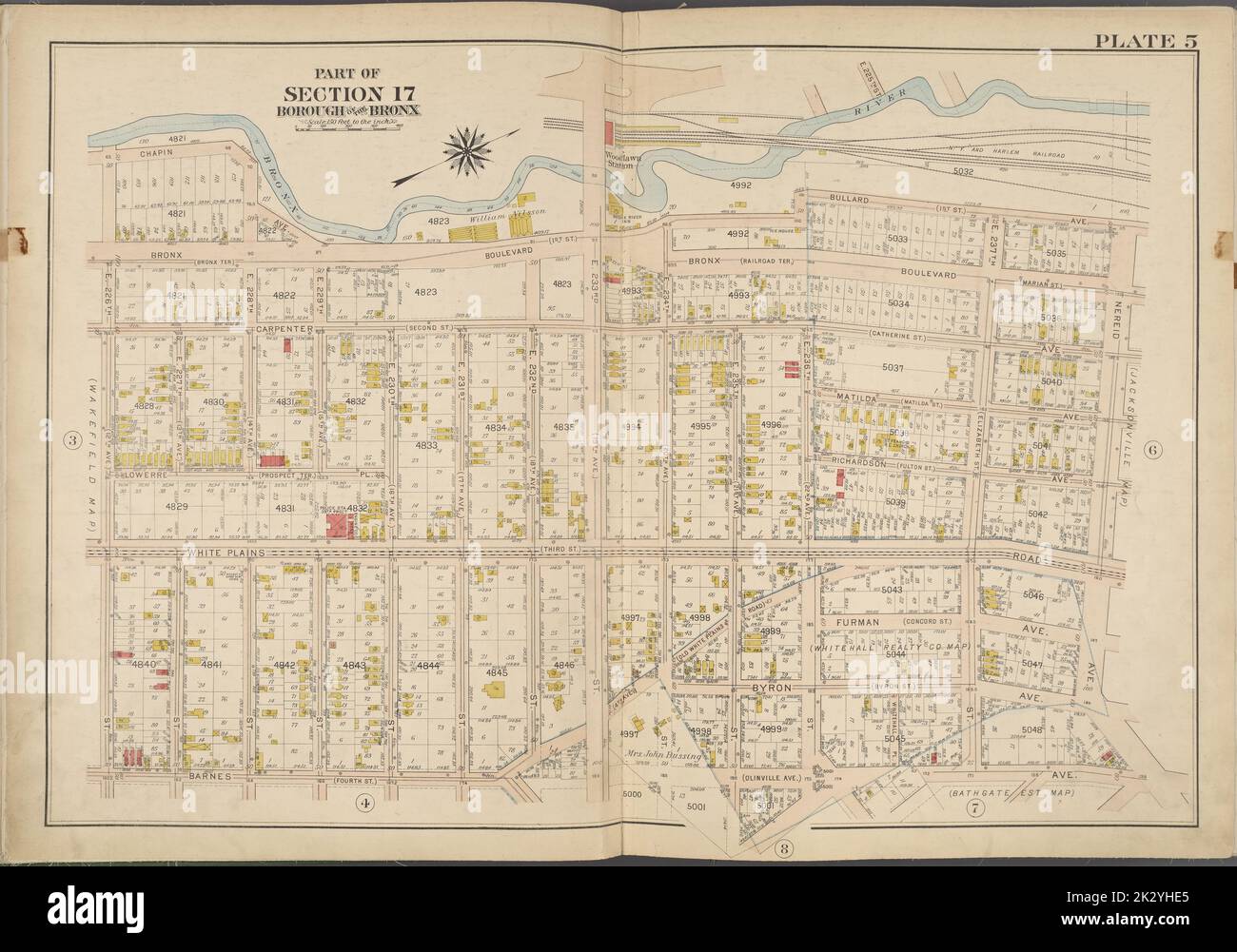 Map of barnes hi-res stock photography and images - Alamy
