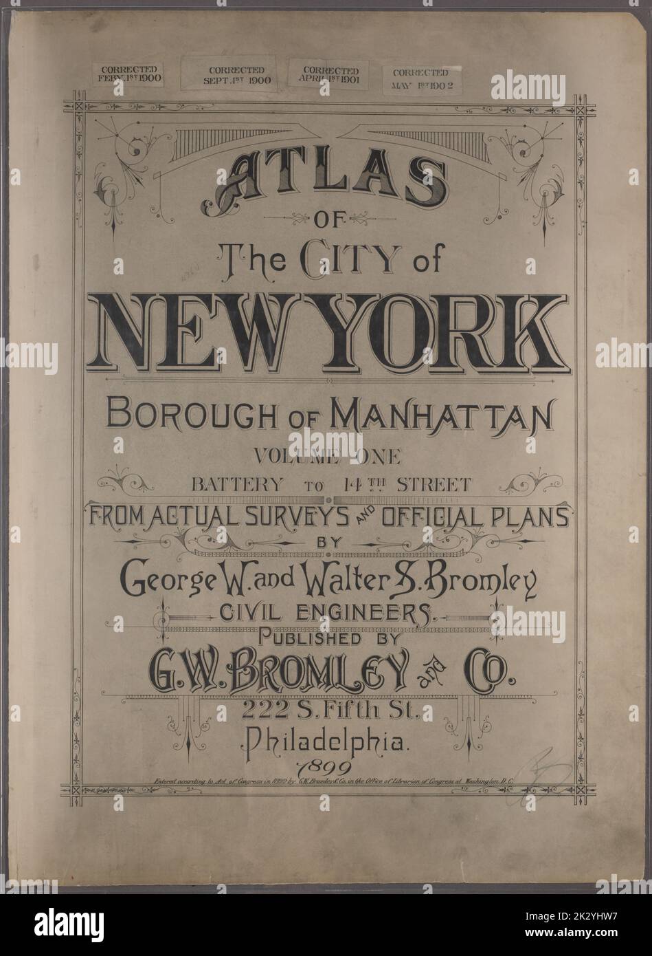 Cartographic, Maps. 1899. Lionel Pincus and Princess Firyal Map ...