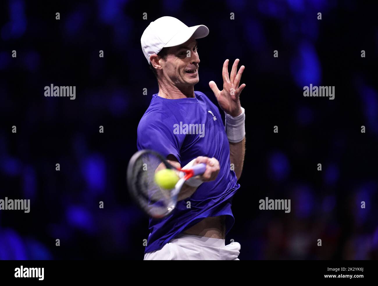 Team Europe's Andy Murray in action against Alex de Minaur day one of ...
