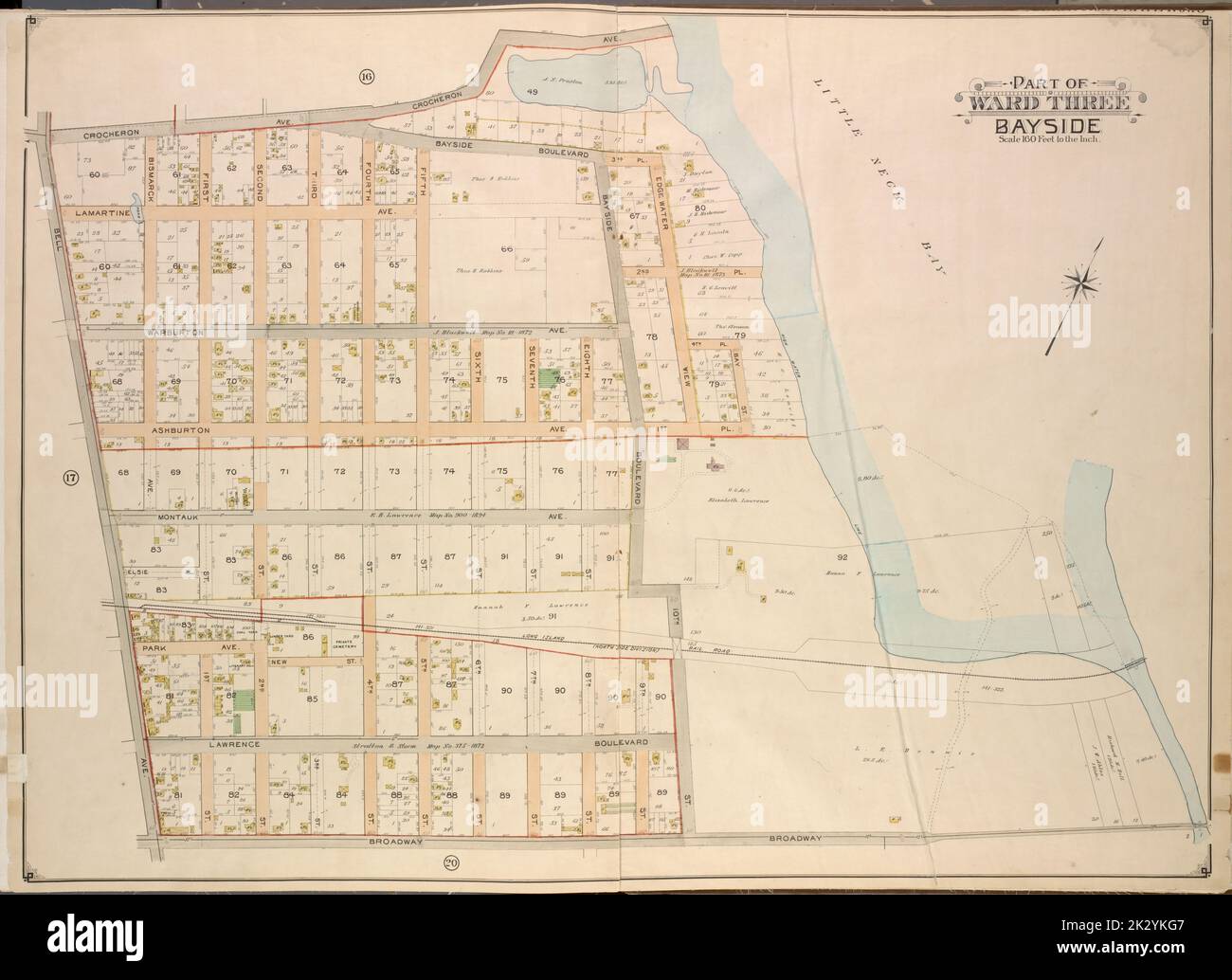 Map of new york city including queens hi-res stock photography and ...