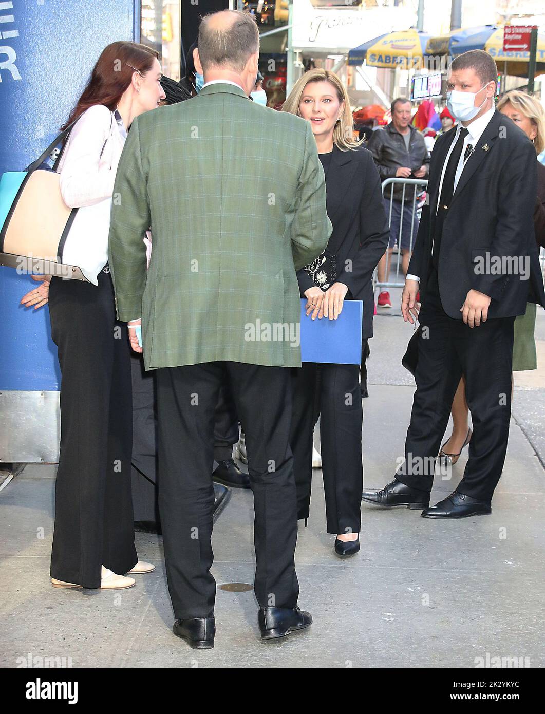 Celebrities At Good Morning America -PICTURED: Olena Zelenska -LOCATION ...