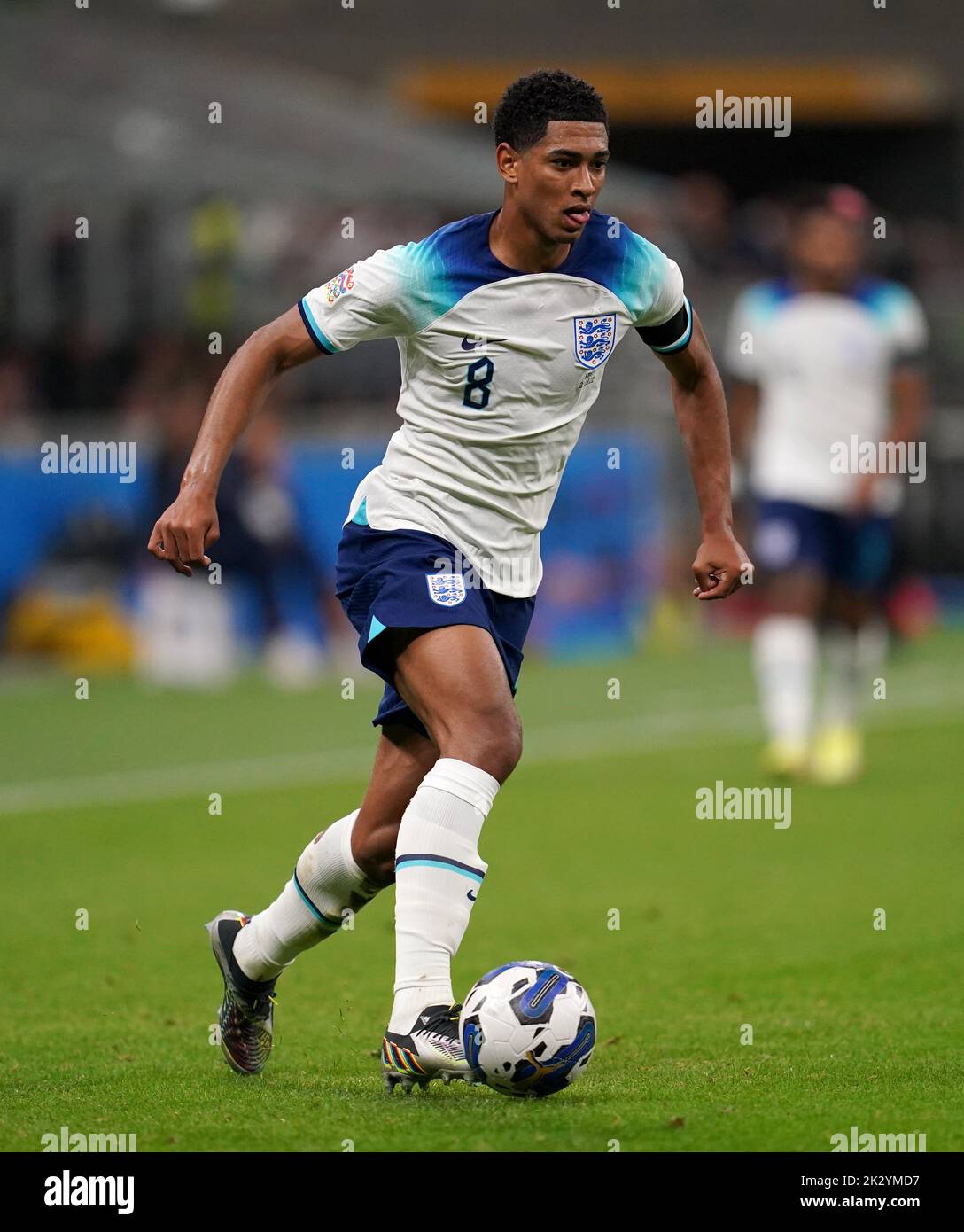 England's Jude Bellingham during the UEFA Nations League match at San ...