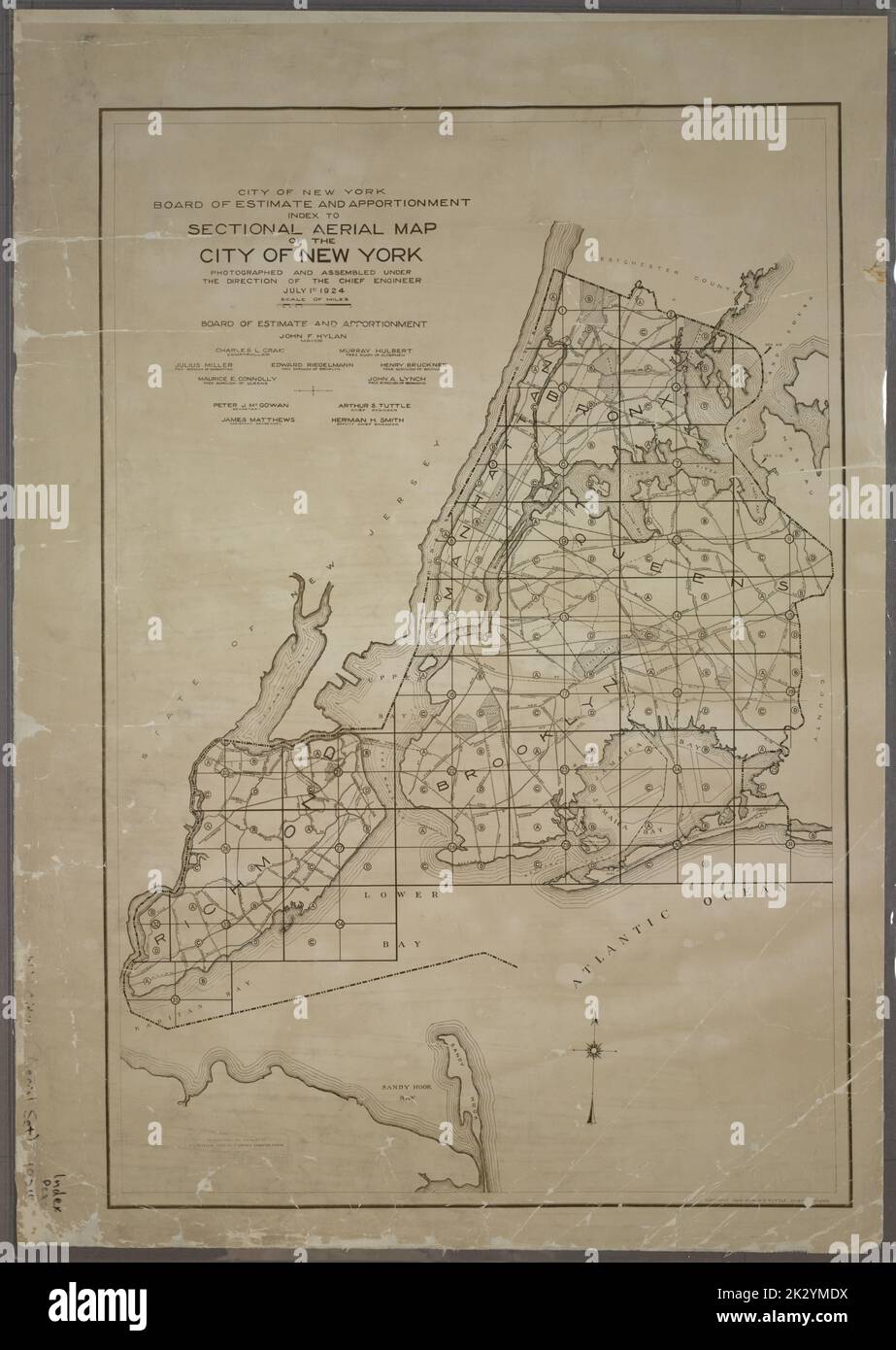 New York (N.Y.). Bureau of Engineering. Cartographic, Maps. 1924 ...