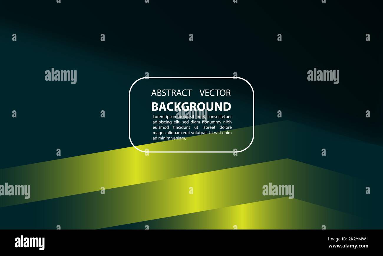 An abstract dark background with neon green light design and editable ...