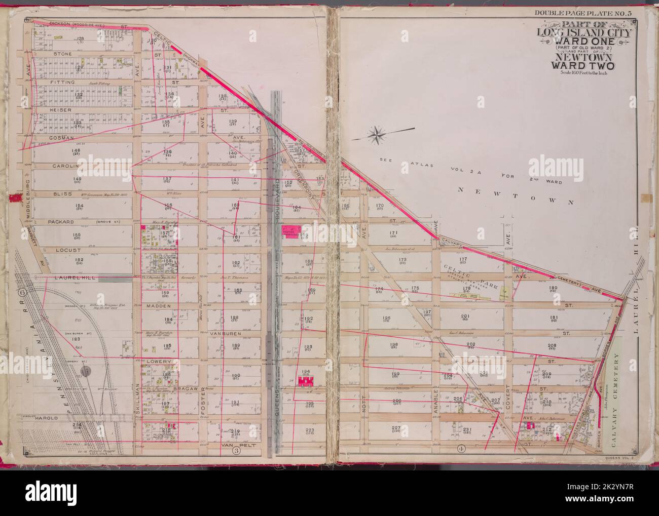 Map of dickson city hi-res stock photography and images - Alamy