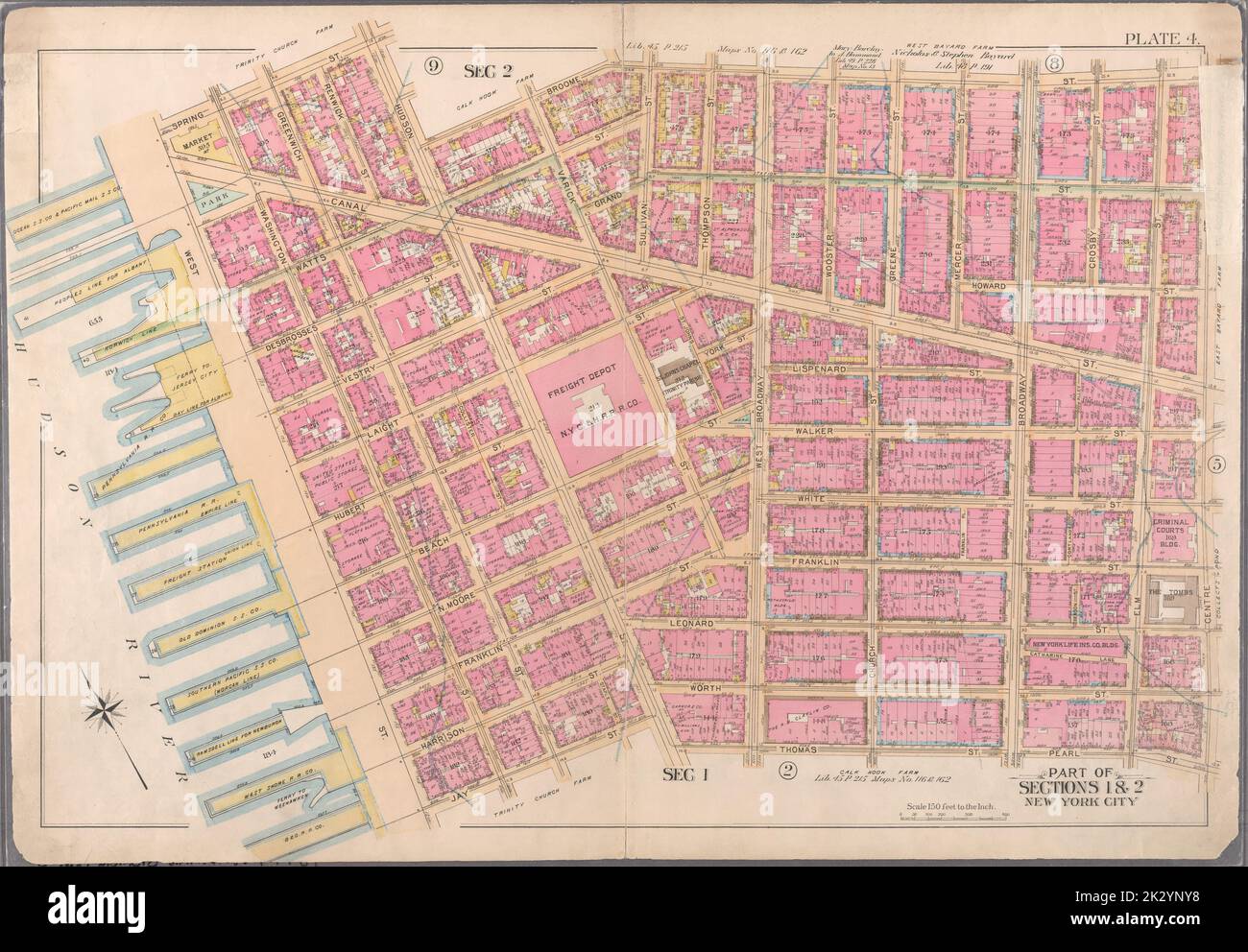 Cartographic, Maps. 1897. Lionel Pincus and Princess Firyal Map ...