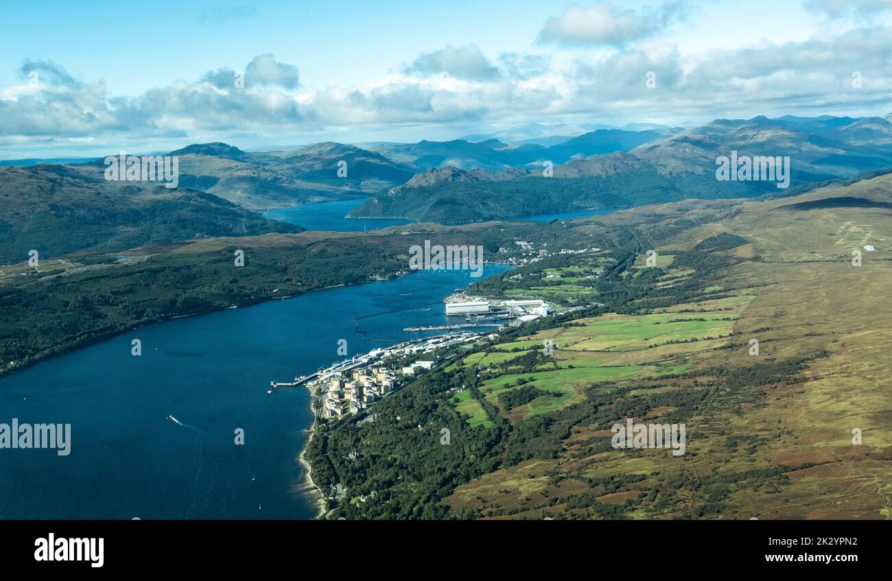 ROYAL NAVY BASE FASLANE ON THE CLYDE. HOME TO ROYAL NAVY NUCLEAR ...