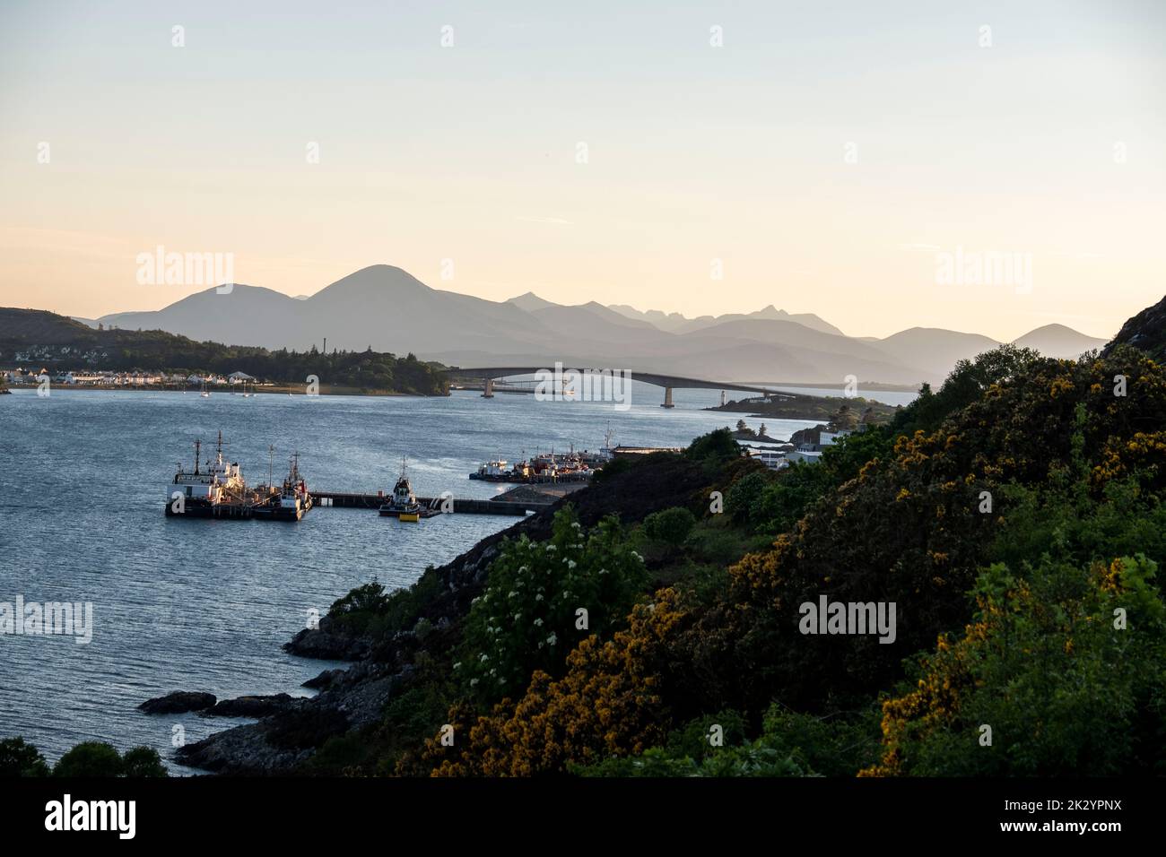 SKY BRIDGE LINKS THE MAINLAND OF SCOTLAND WITH THE ISLE OF SKYE AT KYLE ...