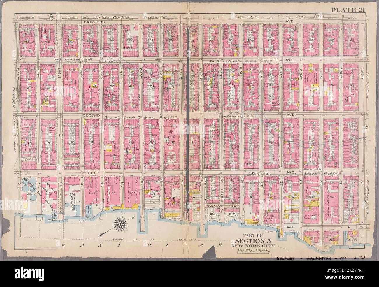 Cartographic, Maps. 1911. Lionel Pincus and Princess Firyal Map ...