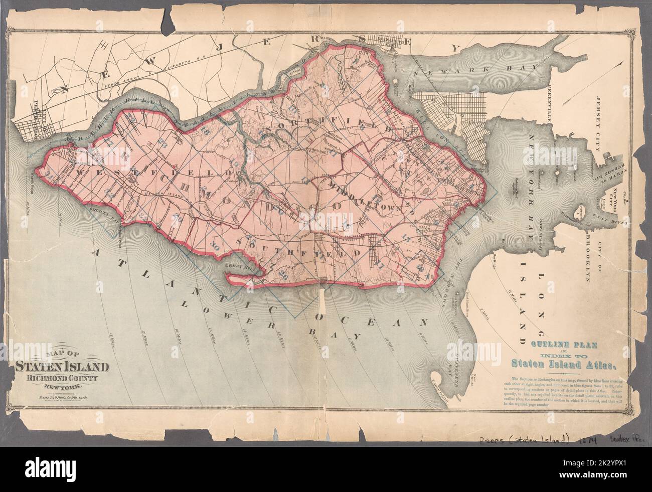 Cartographic, Maps. 1874. Lionel Pincus and Princess Firyal Map ...