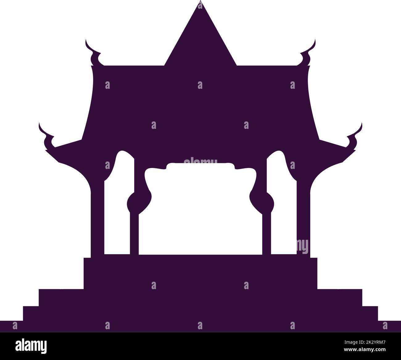 thailand temple arch Stock Vector Image & Art - Alamy