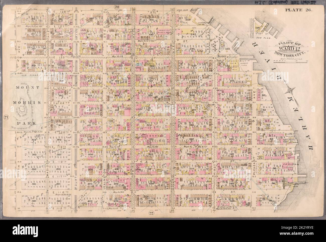 Cartographic, Maps. 1885. Lionel Pincus and Princess Firyal Map ...