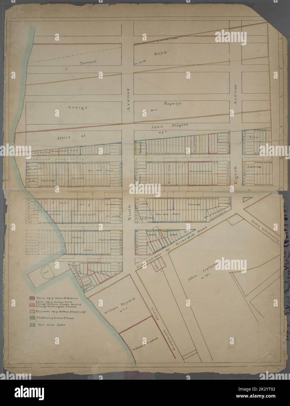 Cartographic, Maps. 1868. Lionel Pincus and Princess Firyal Map ...