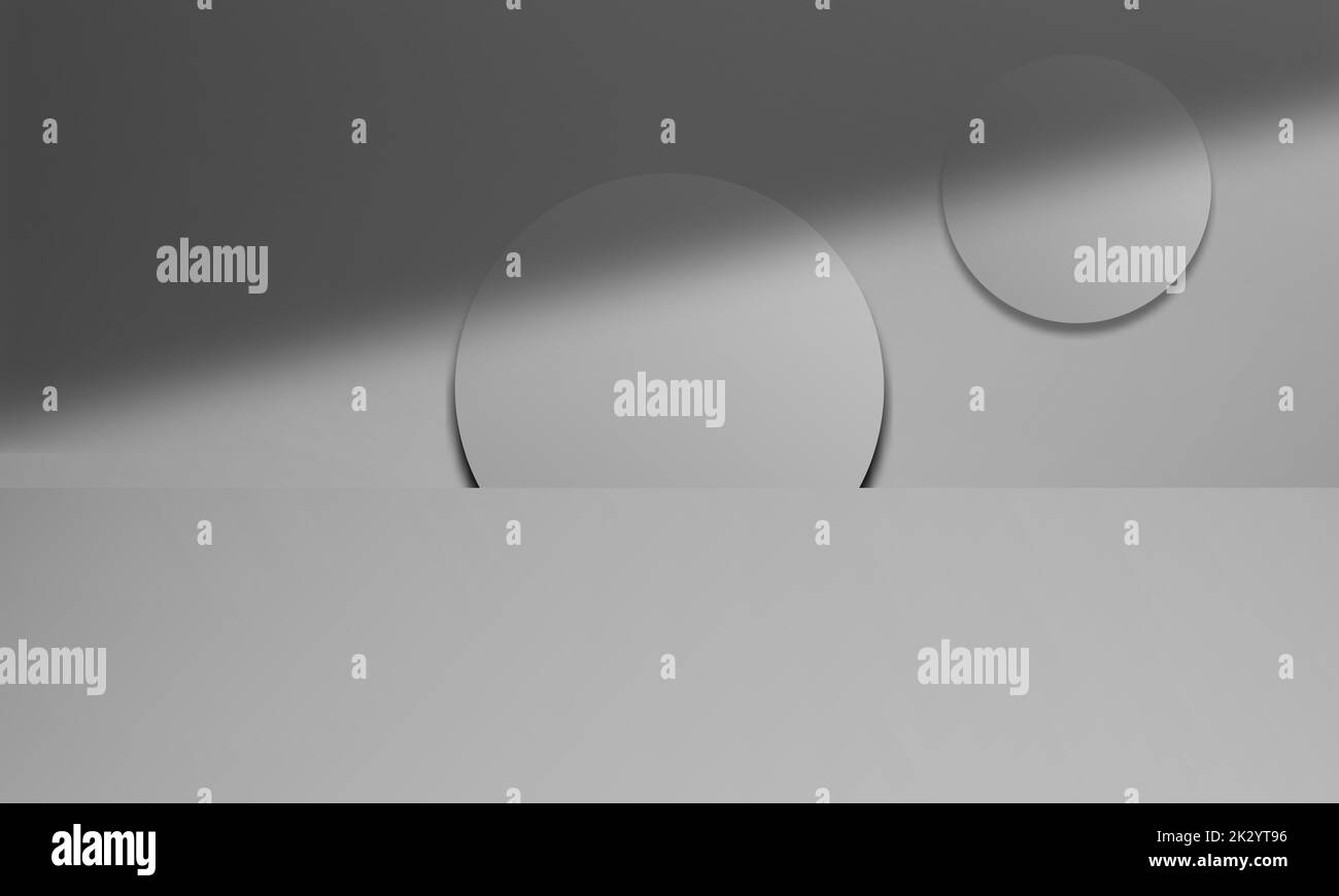 An abstract gray background with geometric circle designs Stock Vector ...