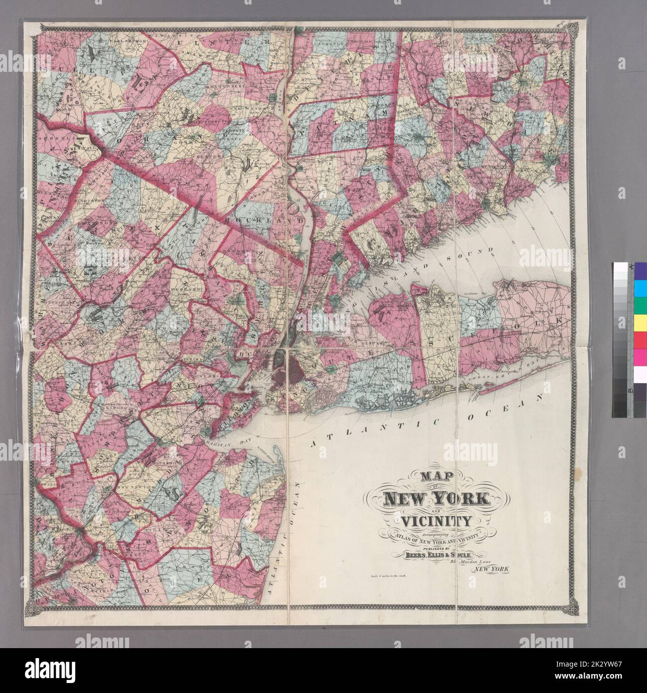 Cartographic, Maps. 1868. Lionel Pincus and Princess Firyal Map ...