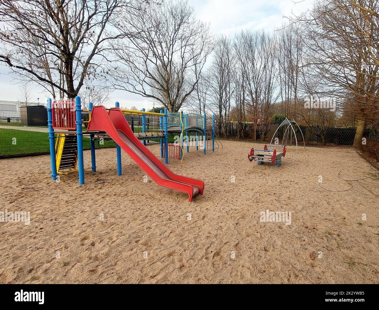 An Empty Playground in a city Stock Photo - Alamy