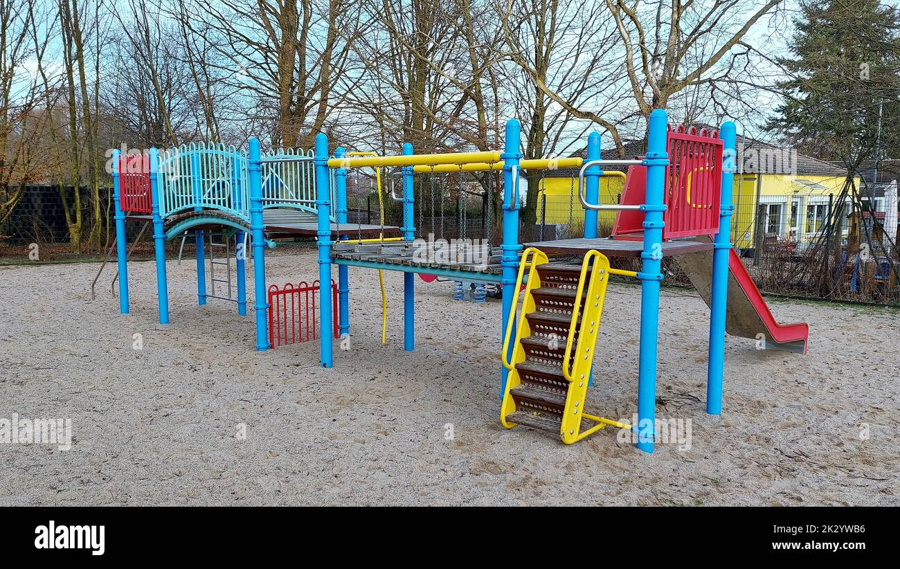 An Empty Playground in a city Stock Photo - Alamy