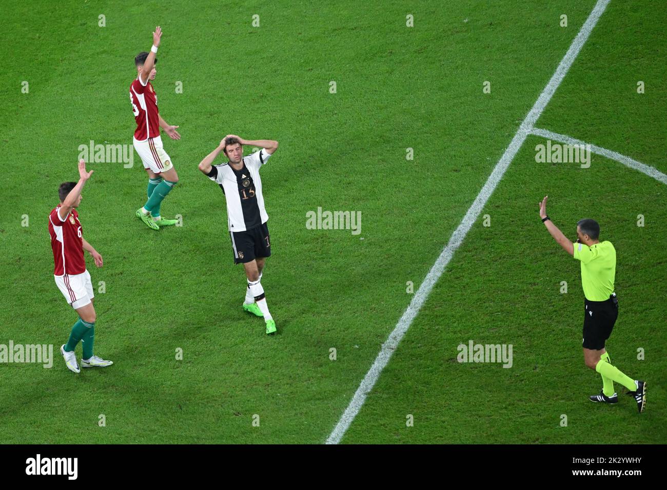 Leipzig, Germany. 23rd Sep, 2022. Soccer: Nations League A, Germany ...