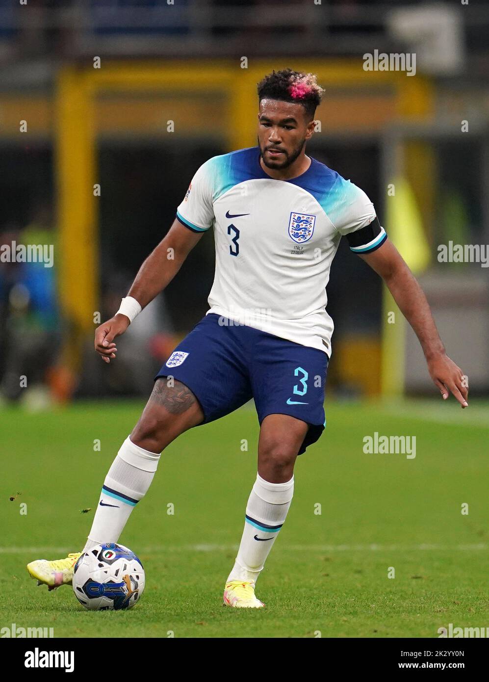 England's Reece James during the UEFA Nations League match at San Siro ...