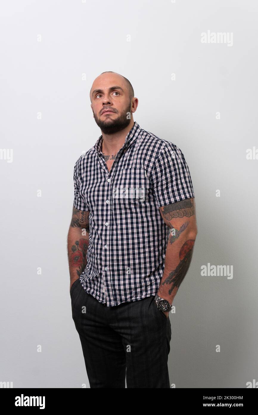 Man model logo hi-res stock photography and images - Alamy