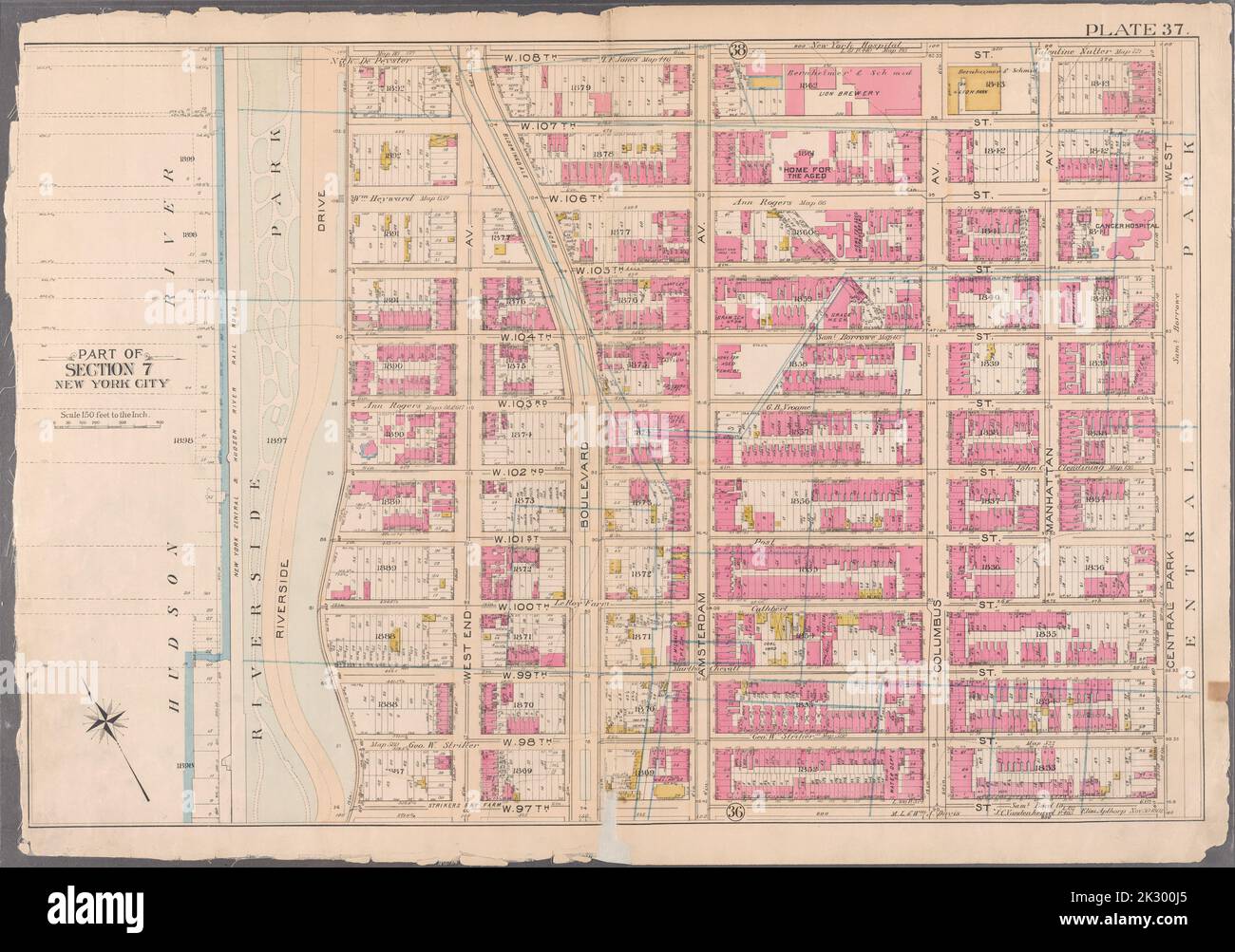 Cartographic, Maps. 1897. Lionel Pincus and Princess Firyal Map ...