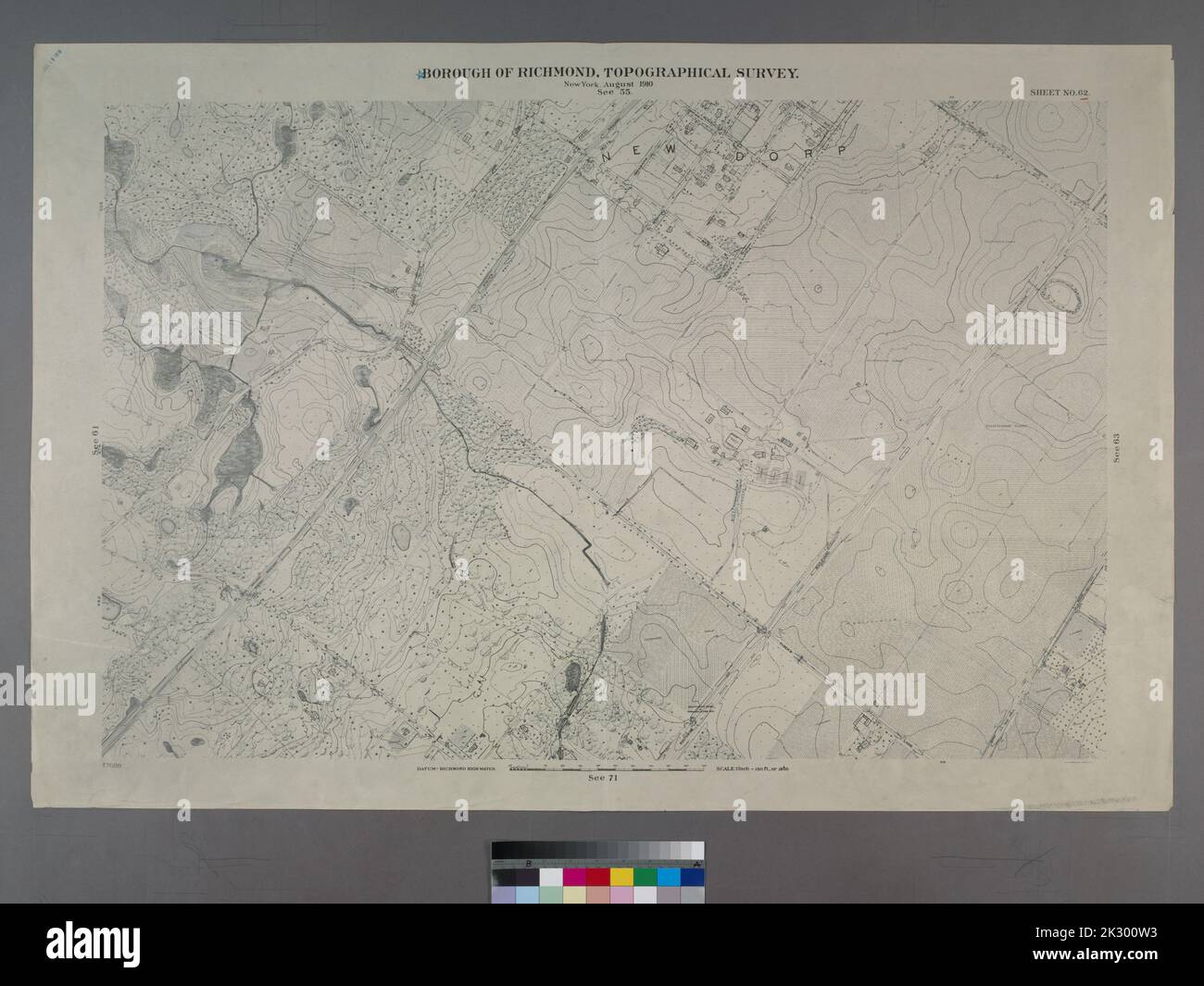 Staten Island Topographic Map