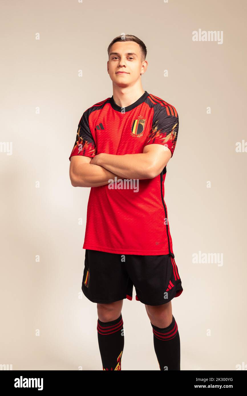 The RBFA and adidas present the new home kit for the Belgian Red Devils ...