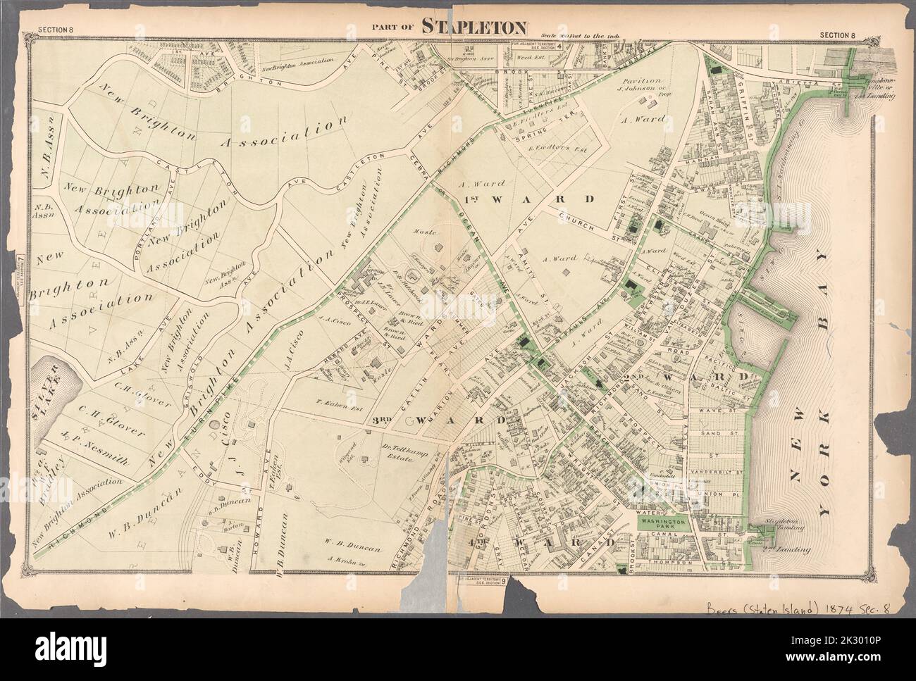 Map of stapleton hi-res stock photography and images - Alamy