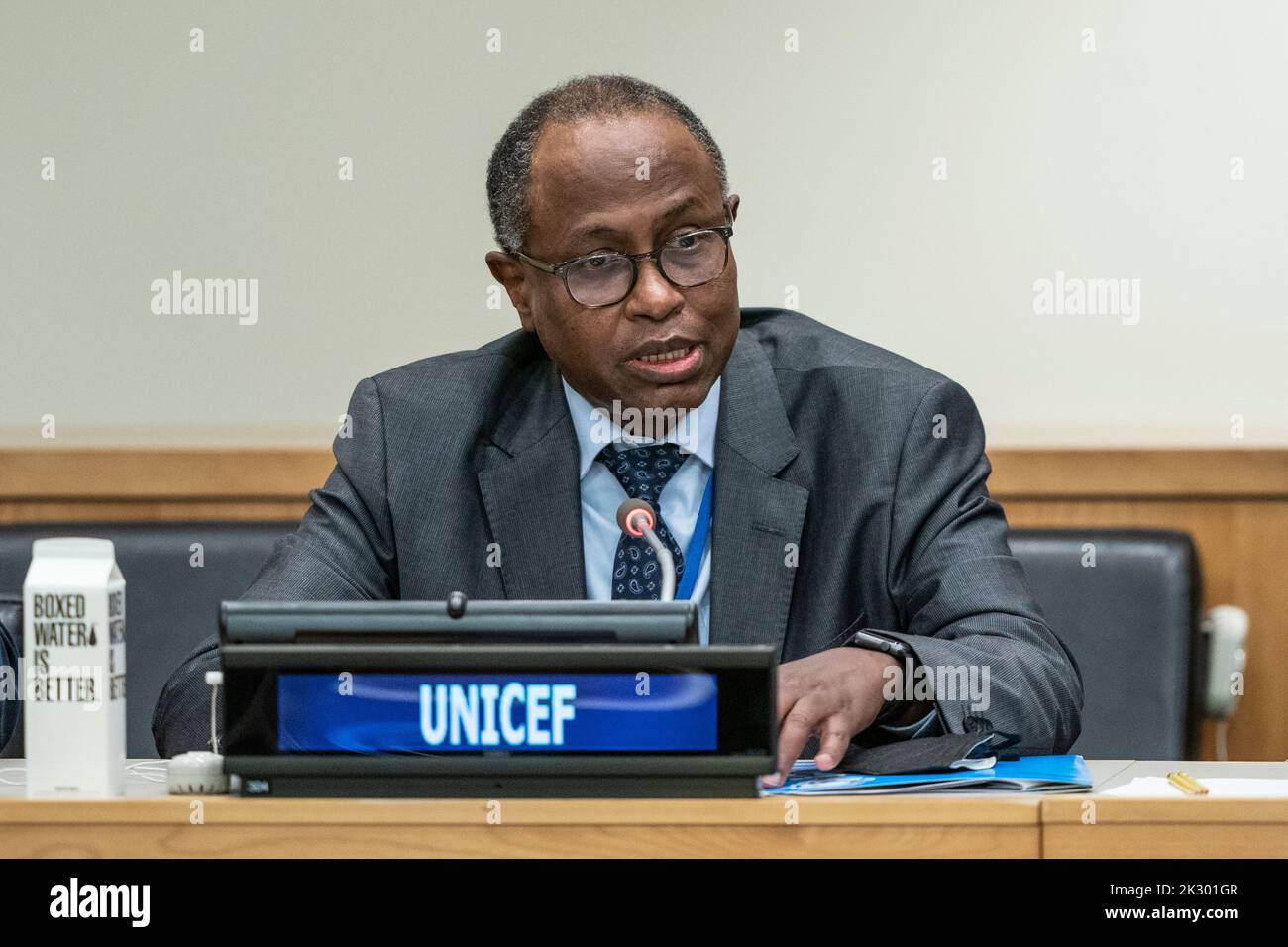 New York, NY - September 23, 2022: UNICEF Deputy Executive Director ...