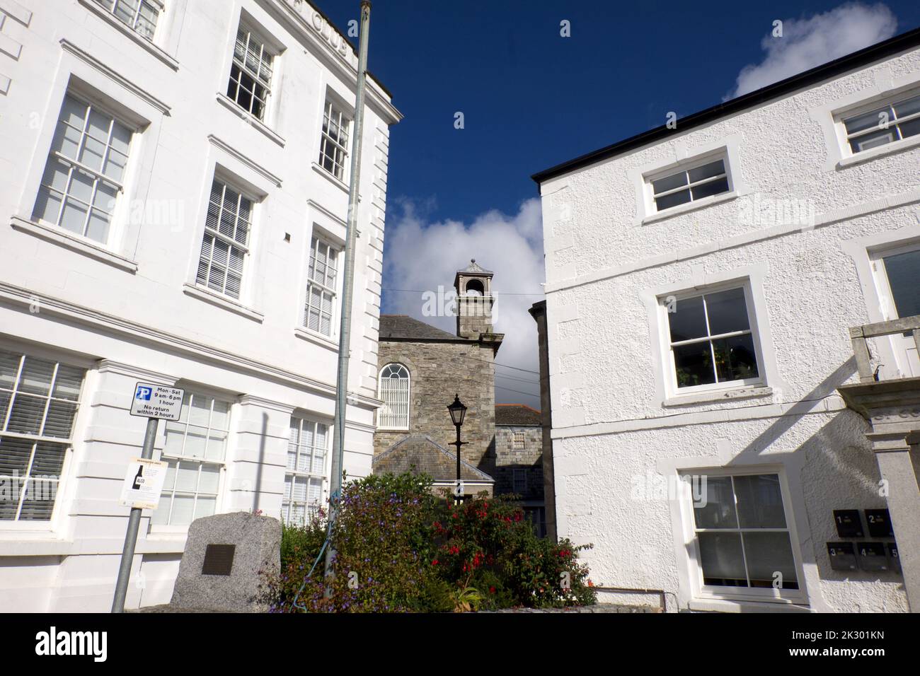 St Column Major Cornwall UK 09 22 2023 historic buildings Stock Photo ...