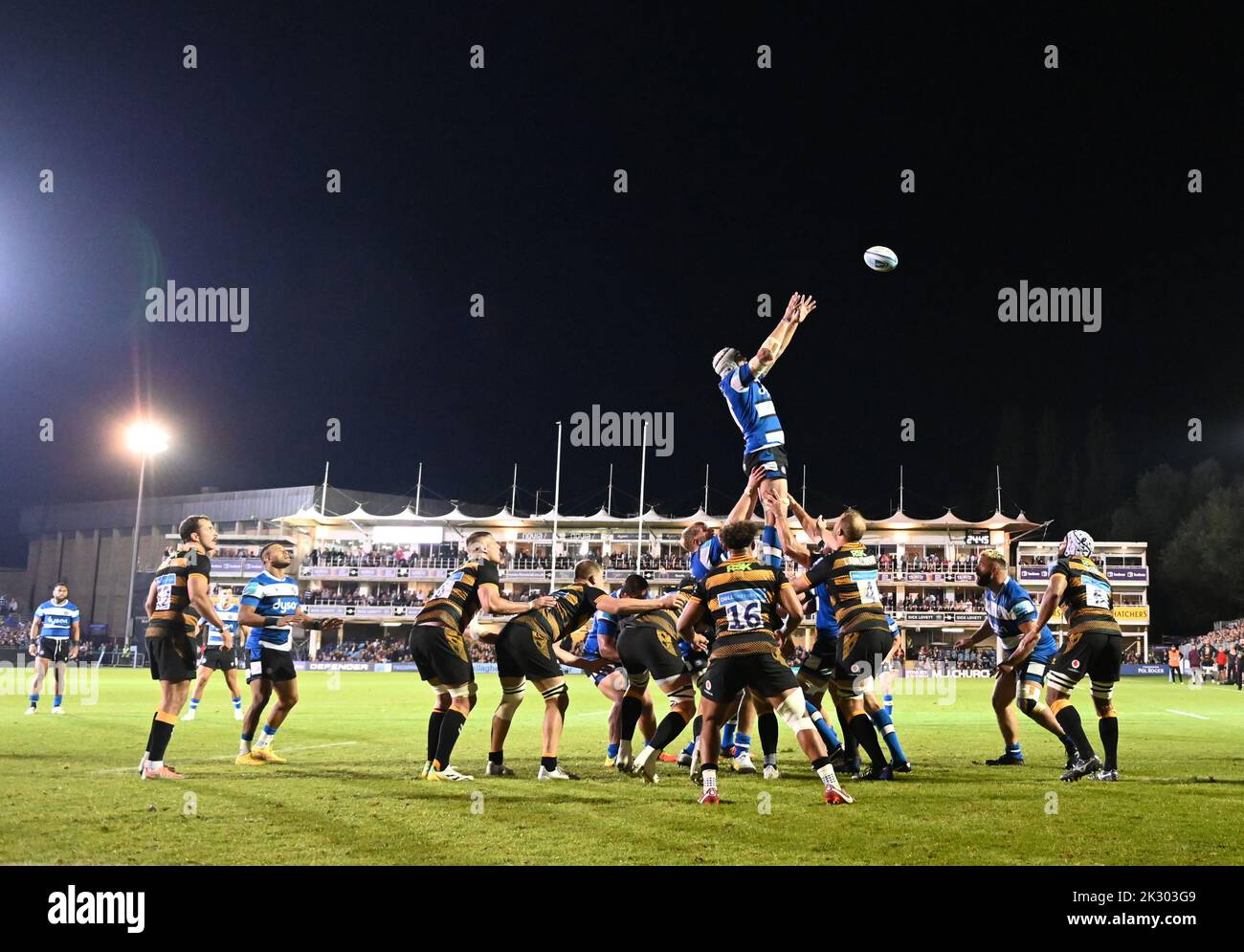 Bath, UK. 23rd Sep, 2022. 23rd Septemberl 2022, The Recreation Ground ...