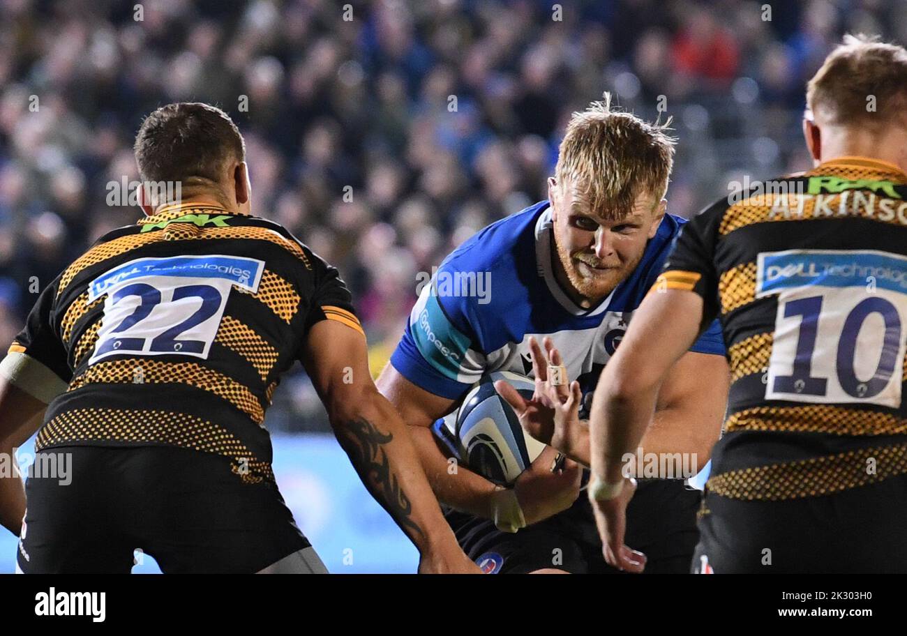 Bath, UK. 23rd Sep, 2022. 23rd Septemberl 2022, The Recreation Ground ...