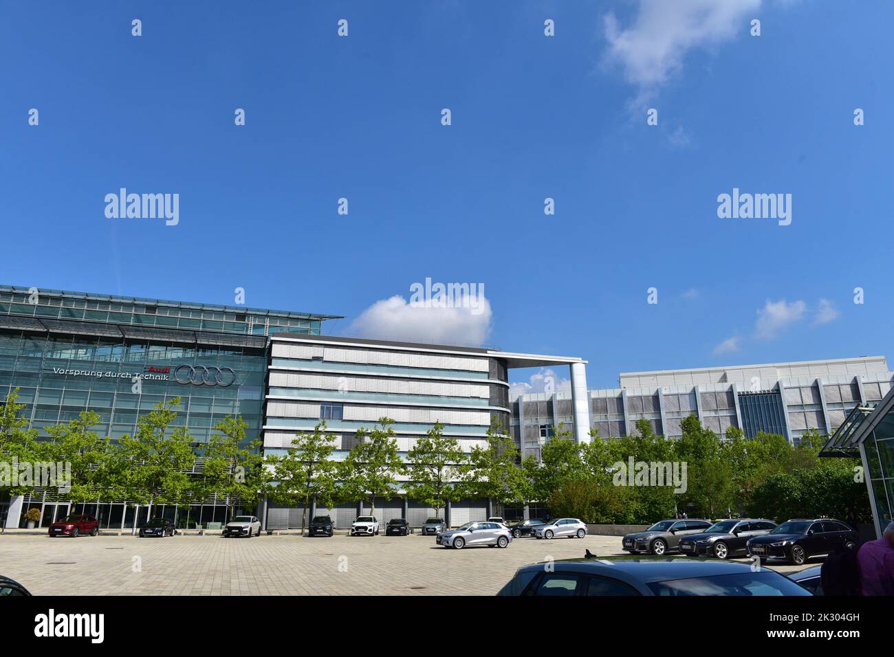 Audi factory at the headquarters in Ingolstadt, Bavaria Stock Photo - Alamy