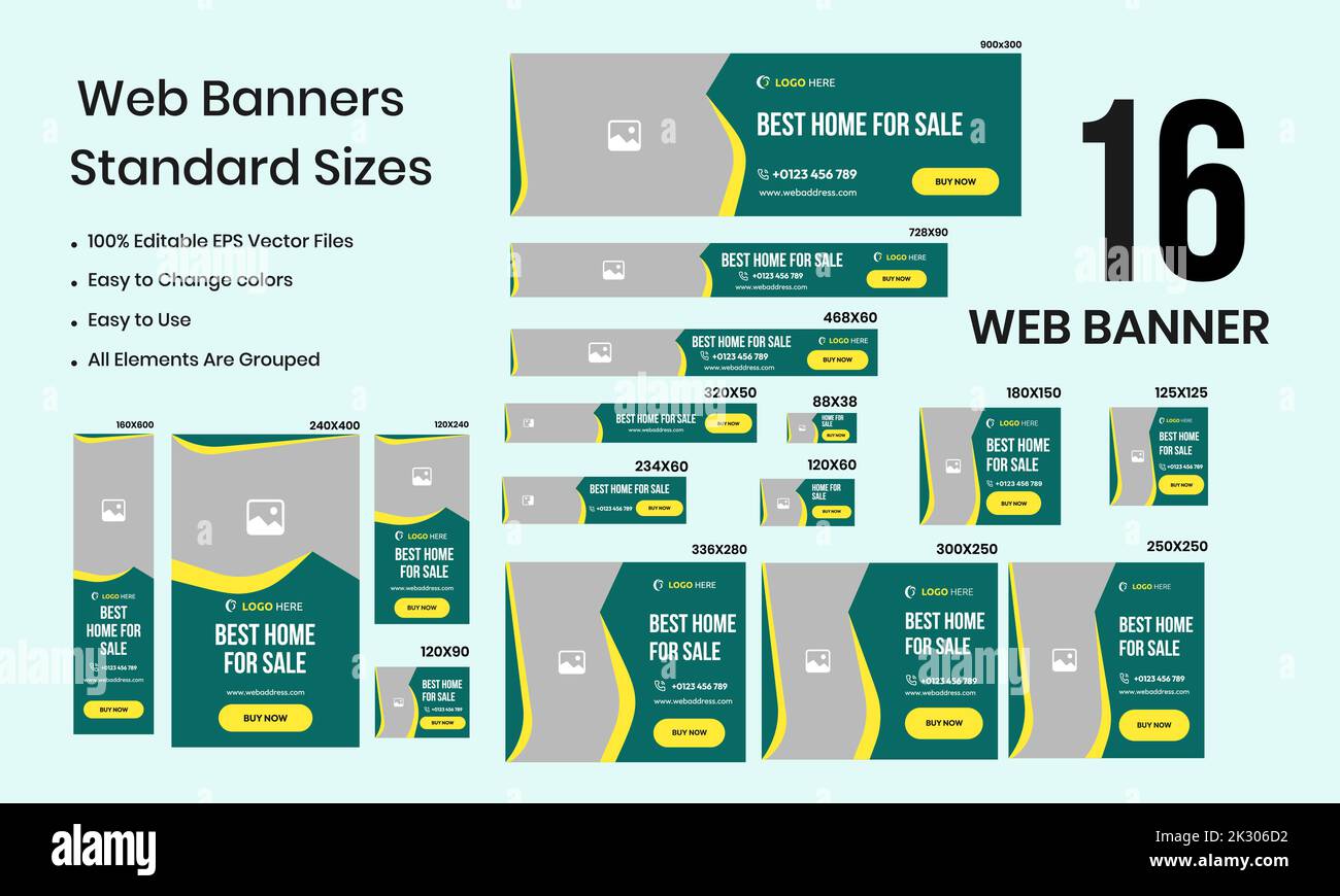 Real Estate Home Sale Web Set Banner Design Social Media Post Stock ... Real Estate Home Sale Web Set Banner Design Social Media Post Stock ...