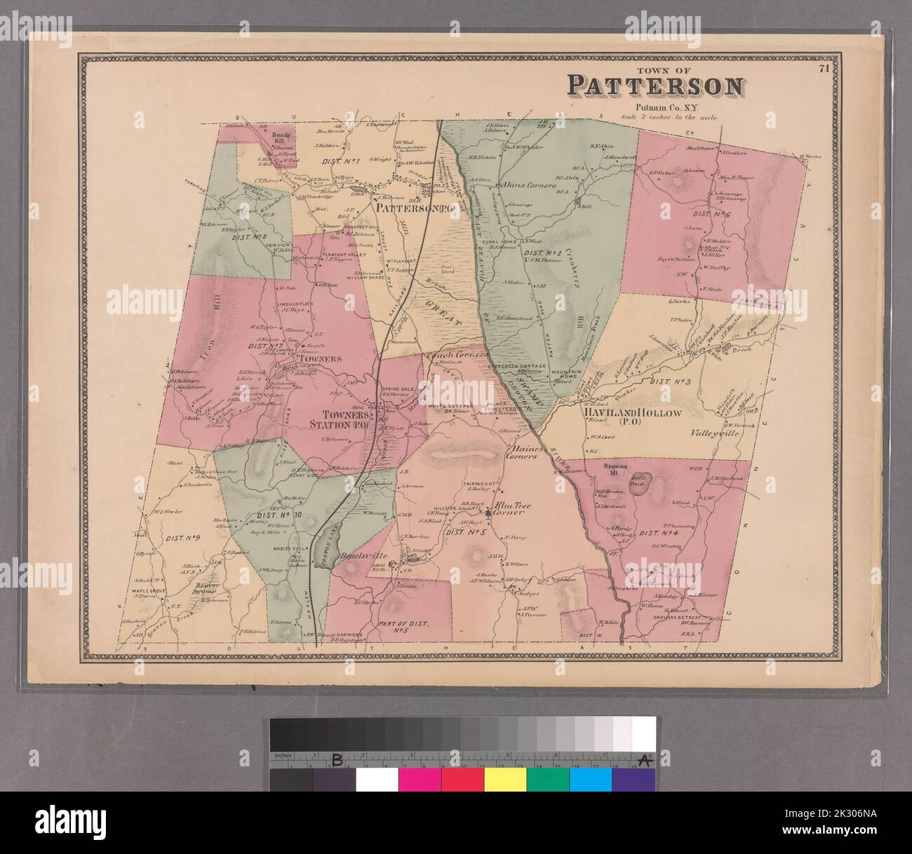 Map of patterson hi-res stock photography and images - Alamy