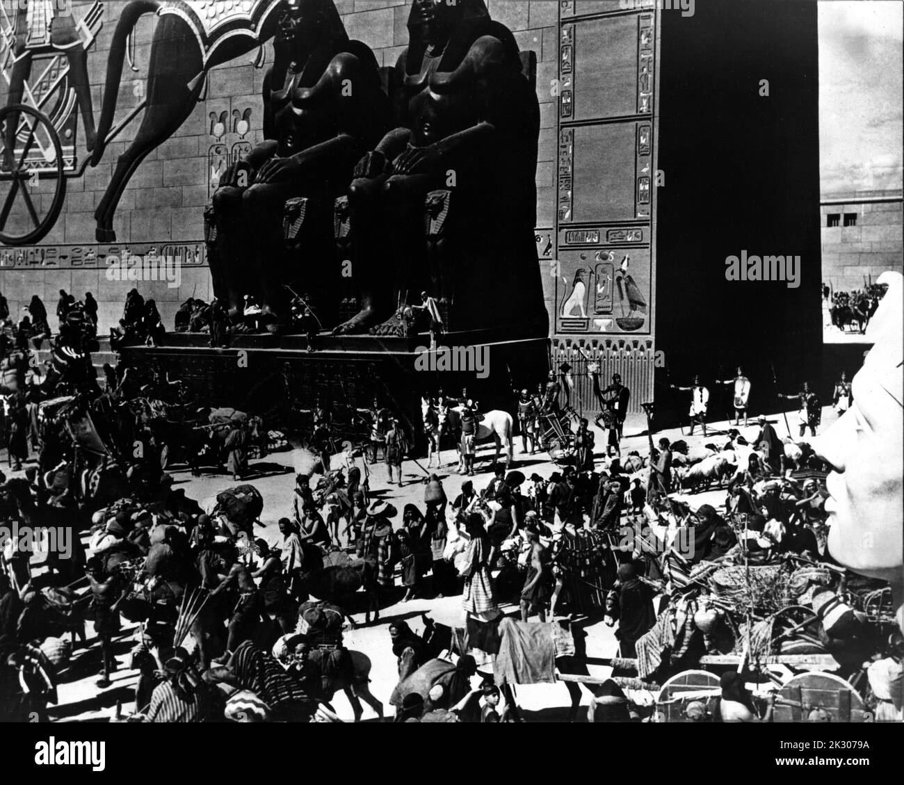 The Exodus in THE TEN COMMANDMENTS 1956 director CECIL B. DeMILLE ...
