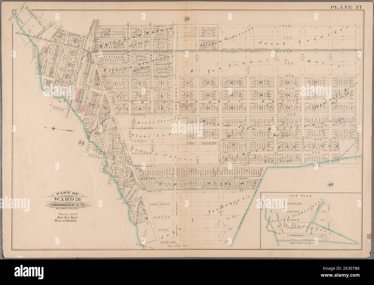Brooklyn New York Road Map