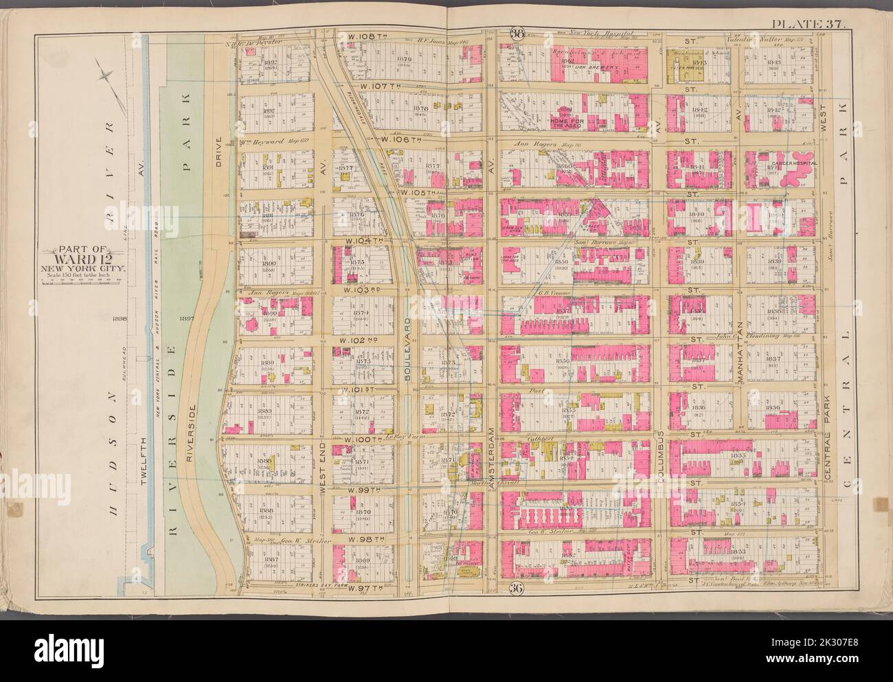 Cartographic, Maps. 1891. Lionel Pincus and Princess Firyal Map ...