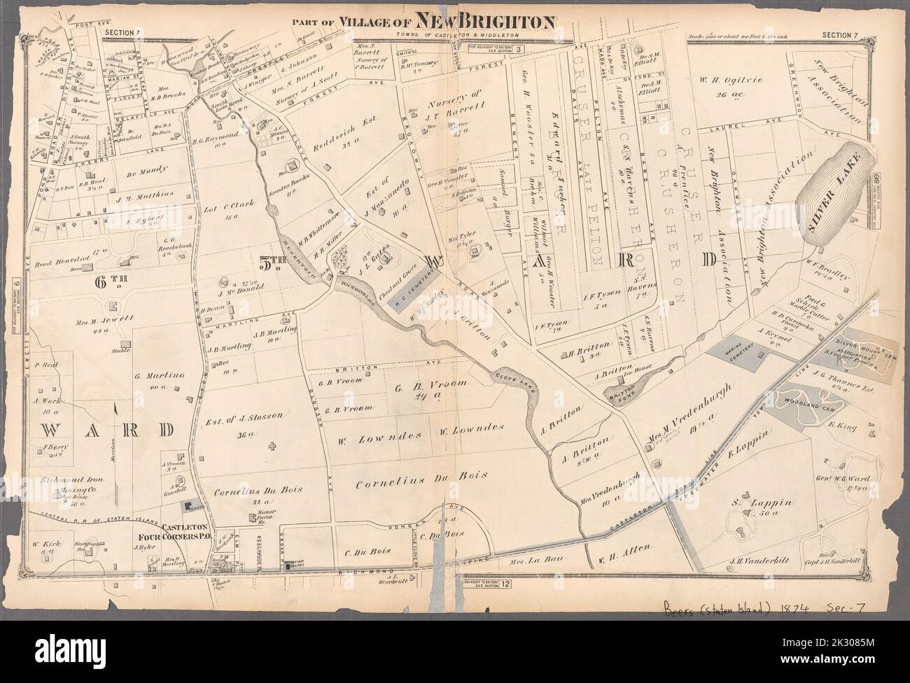 Cartographic, Maps. 1874. Lionel Pincus and Princess Firyal Map ...